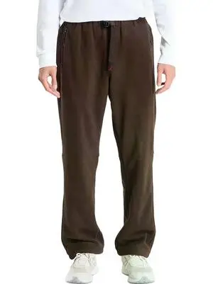 Gramicci Fleece Zip Thermal Trousers - Brown