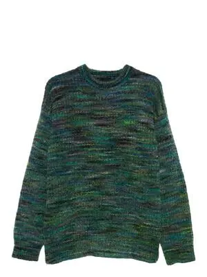ROBERTO COLLINA Crew-neck Merino Blend Sweater - Green
