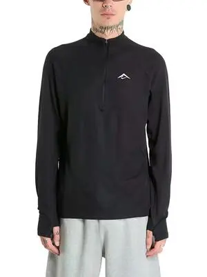 Nike Long-sleeve Half-zip T-shirt - Black