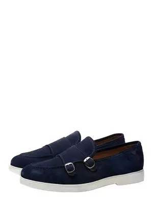POCHE PARIS Buckle Loafers - Blue