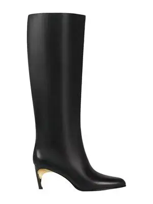 POTAMY Leather Knee-high Boots - Black