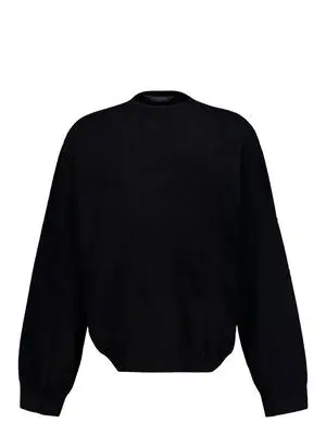 Balenciaga Crew-neck Cashmere Sweater - Black