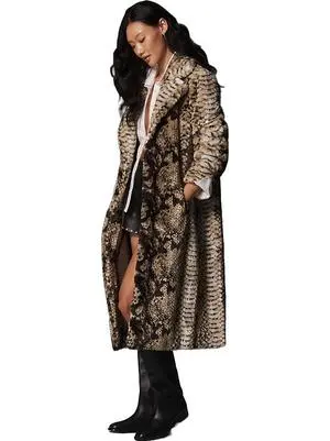 UNREAL FUR Madam Grace Faux-Fur Printed Jacket
