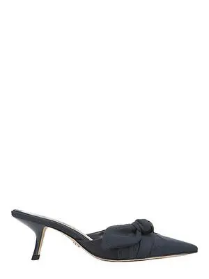 Sam Edelman Bex Knot Kitten-heel Mules - Navy