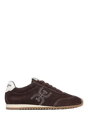Sam Edelman Leather Isella Sneakers - Brown