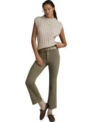 DL1961 Bridget High-rise Crop Bootcut Jeans - Fern