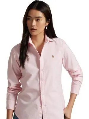 Ralph Lauren Slim Fit Oxford Shirt - Bath Pink