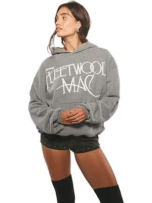 Daydreamer Fleetwood Mac Logo Hoodie - Heather Grey