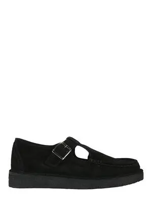 Clarks Nomad T-bar Loafer - Black Suede