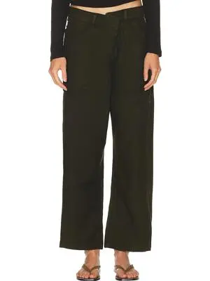 Citizens Of Humanity Ines Crop Utility Trouser - Moss
