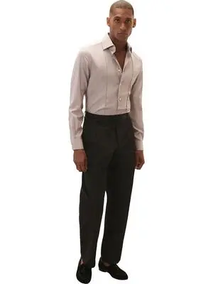 REISS Waltz | Royal Ballet Wide Trousers - Black
