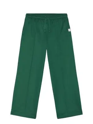 JW Anderson Pintuck Trackpants In Green - Dark Green