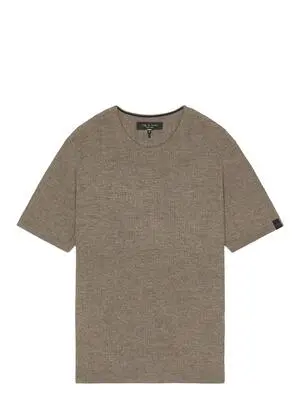 Rag & Bone Crawford Cashmere Blend Tee - Brown
