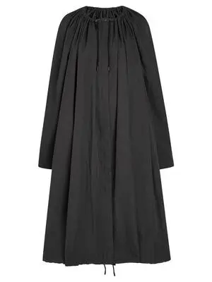 TOTÊME Cotton-poplin Midi Dress - Black