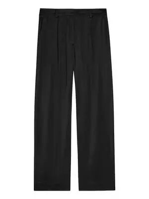 TOTÊME Wide-leg Satin Trousers - Black