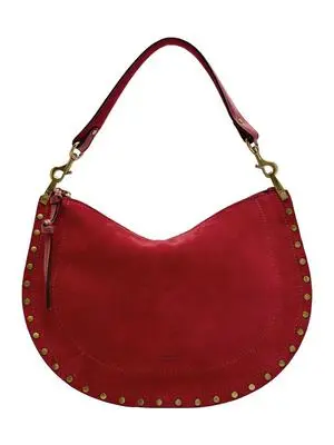 Isabel Marant Oskan Suede Shoulder Bag - Red