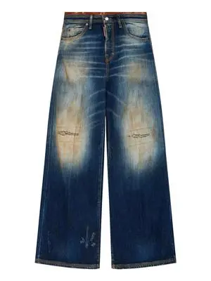Dsquared2 Traveller Bootcut Jeans - Navy Blue