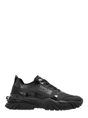 Versace Embossed Sole Sneakers - Black