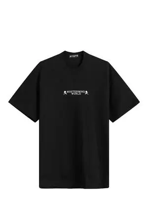 MASTERMIND WORLD I Do Not Care" Short Sleeve T-shirt - Black
