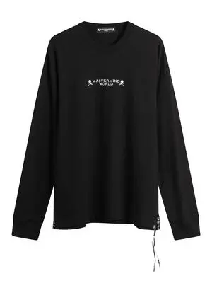 MASTERMIND WORLD I Do Not Care" Long Sleeve T-shirt - Black