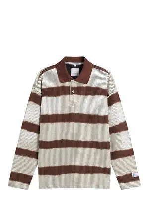 NAPAPIJRI X Martine Rose Long Sleeve Polo - Stripe L64