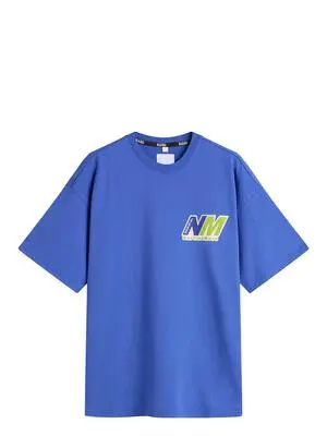 NAPAPIJRI X Martine Rose Logo T-shirt - Blue Dazzling