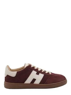 Hogan Leather Sneakers - Brown