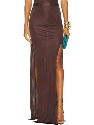 ATLEIN Double Slit Skirt