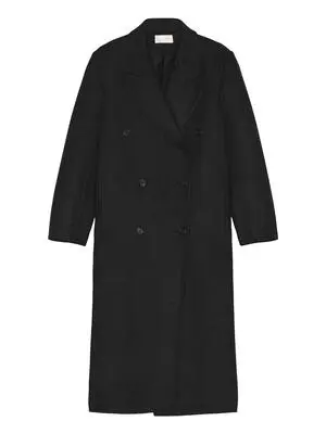 THE ROW Hariet Coat - Dark Charcoal