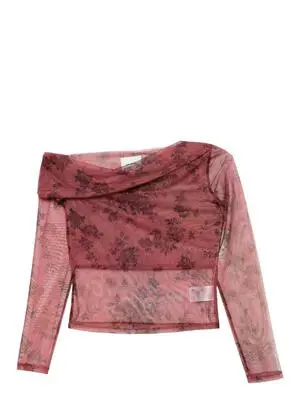 REFORMATION Elio Top Red