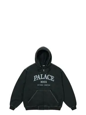 PALACE Triple Stitch Veritas Zip Hood - Black