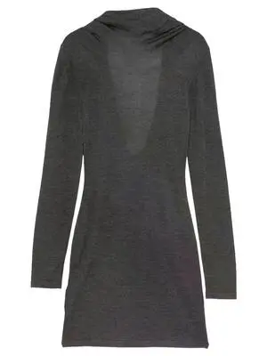 AYA MUSE Long-sleeve Mini Dress - Grey