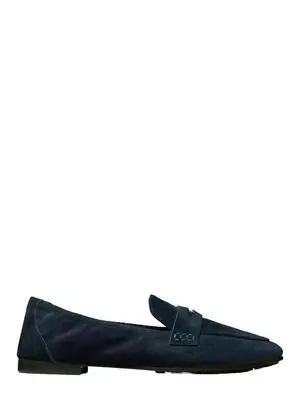 Tory Burch Penny-strap Suede Loafers - Blue