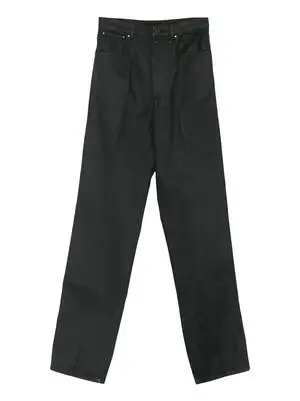 LEMAIRE Pleated Trousers - Black