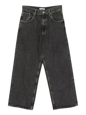 SUNFLOWER Five-pocket Wide Leg Jeans - Black