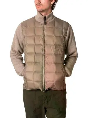 Taion Quilted Zip Jacket - Brown