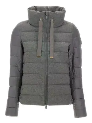 SAVE THE DUCK Quilted Drawstring Jacket - Grey