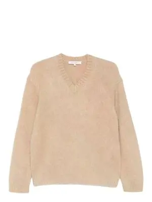 Maison Kitsuné V-neck Sweater - Neutrals