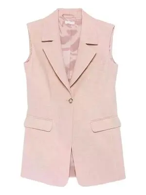 Liu Jo Single-breasted Gilet - Pink