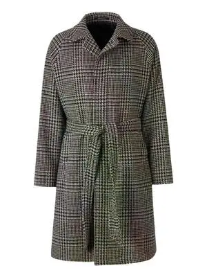 Tagliatore Notched-collar Wool Coat - Grey