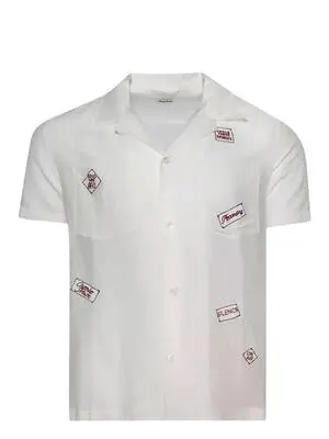 BODE Embroidered-details Short-sleeve Shirt - White