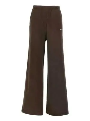 ROTATE BY BIRGER CHRISTENSEN Elasticated Logo Trousers - Brown