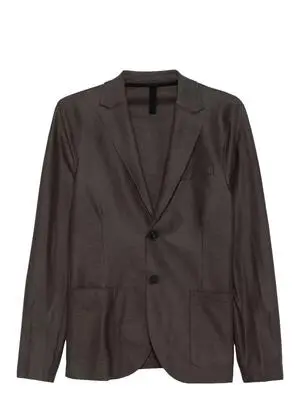 Harris Wharf London Single-breasted Virgin-wool Blazer - Brown