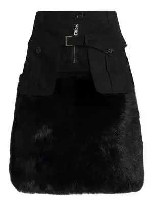 Dolce & Gabbana Panelled Skirt - N0000 Black