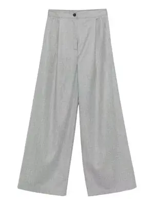 BARBA NAPOLI Straight-leg Trousers - Grey