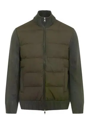 Moncler Padded Zip-up Jacket - Green