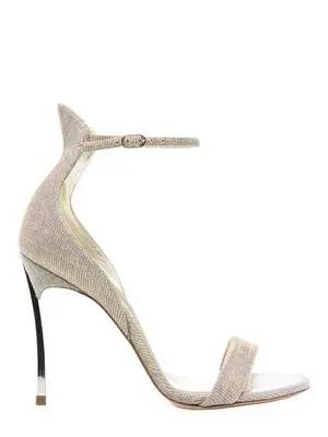 Casadei 120mm Cappa Blade Stratosphere Sandals - Grey