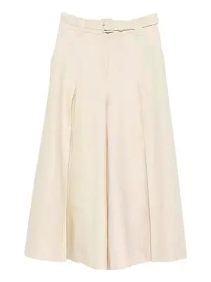 Zimmermann Hypnotic Pleated Wide-leg Trousers - Neutrals