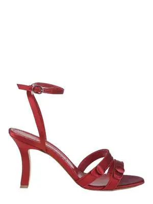 Manolo Blahnik 90mm Neusita Sandals - Red