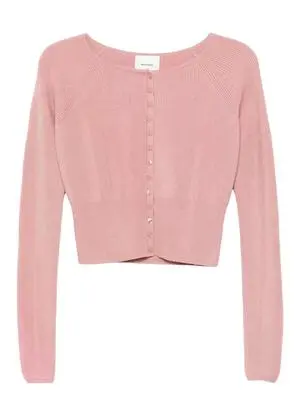 REFORMATION Meadow Cardigan - Pink